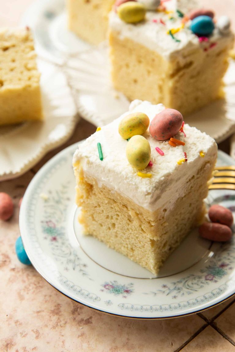 The BEST Easter Poke Cake Recipe - Desserts & Drinks