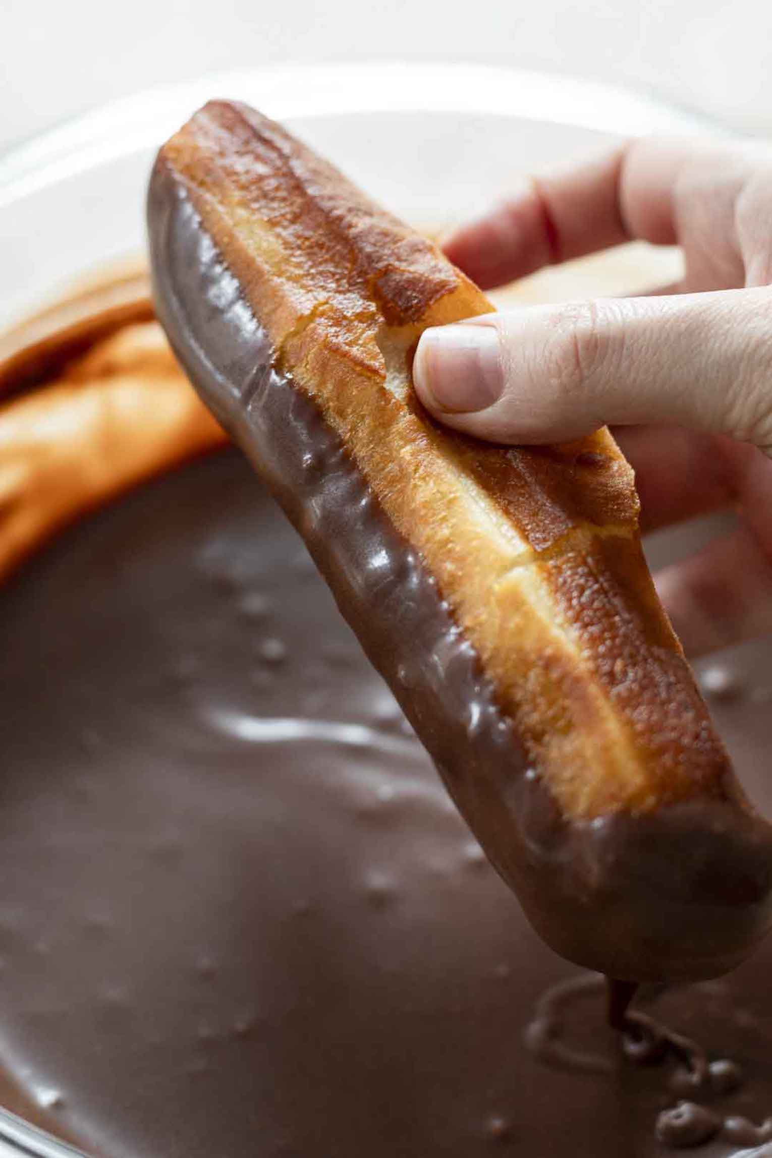 Homemade Long John Donuts Recipe - Desserts & Drinks