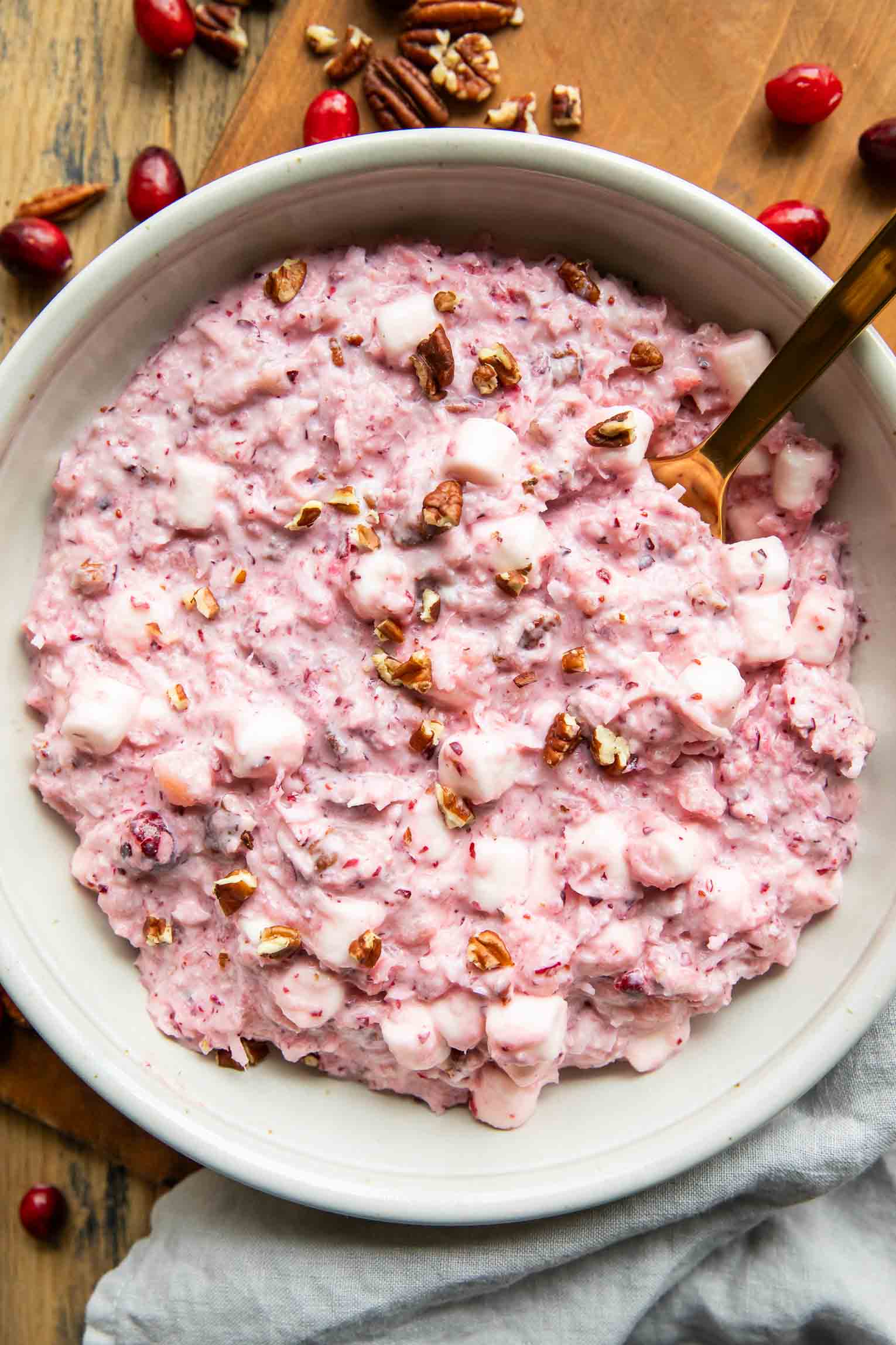 Easy Cranberry Ambrosia Recipe - Desserts & Drinks